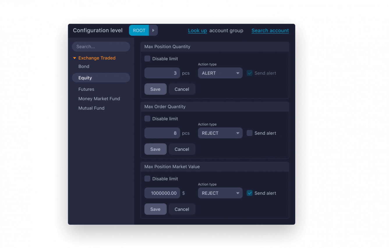 Admin Trading Portal for Stocks, Options, Futures, Bonds Brokers