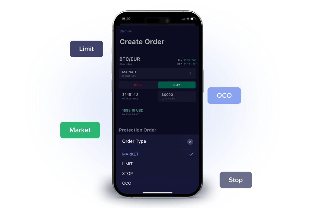 DXtrade Mobile Crypto Trading App for Trading on the Go