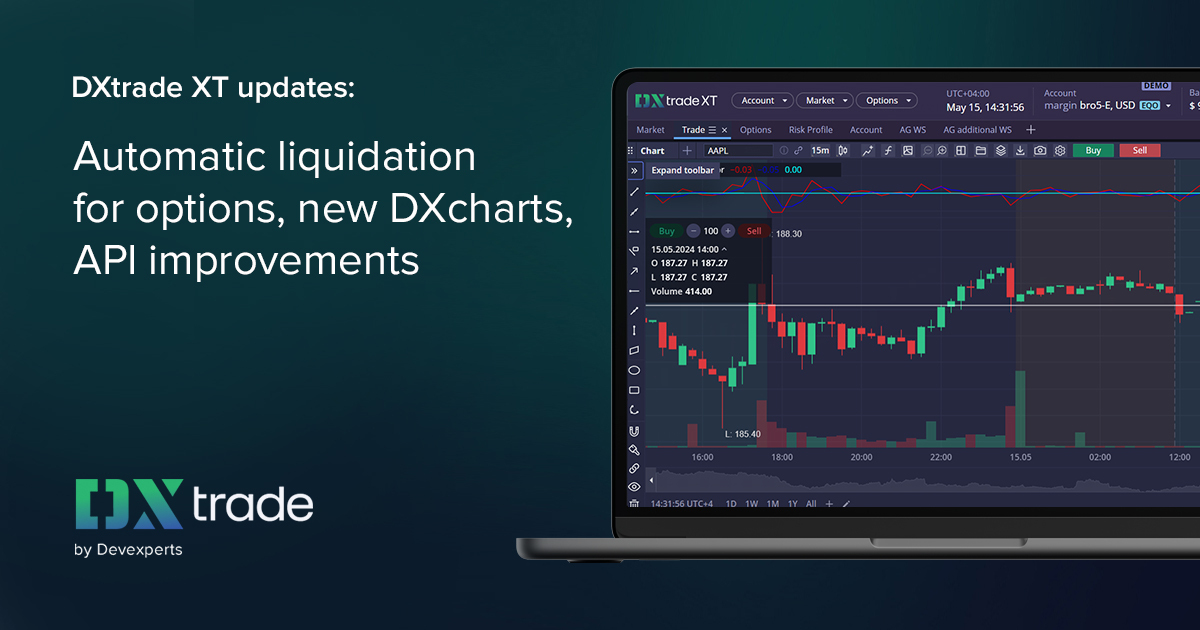 DXtrade XT Updates: Automatic Liquidation for Options, New DXcharts ...